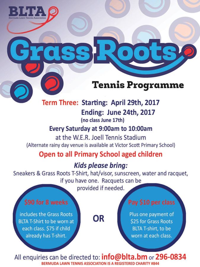 BLTA’s Grass Roots New Term – Bermuda Lawn Tennis Association